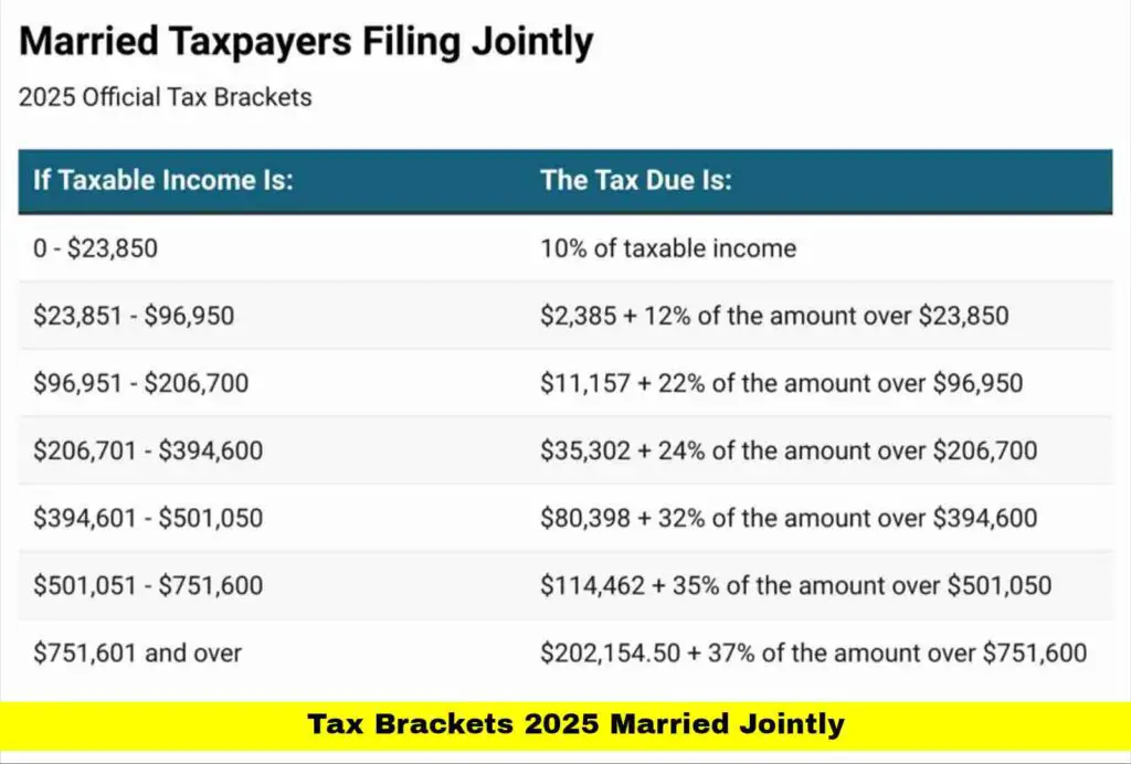 Tax Brackets 2025 Married Jointly: Complete Guide for Couples