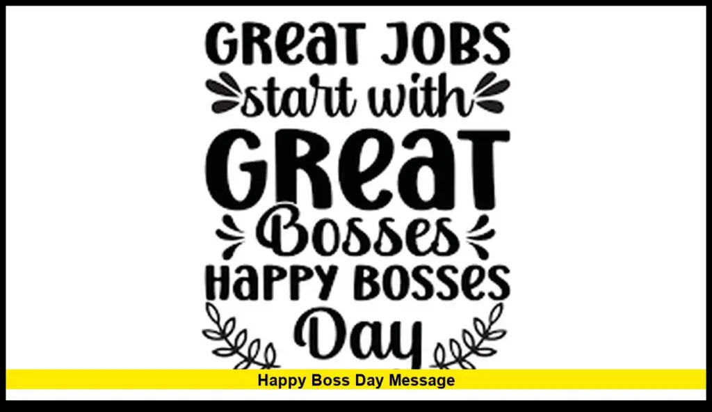Happy Boss Day Message: Thoughtful Ways to Celebrate Your Leader
