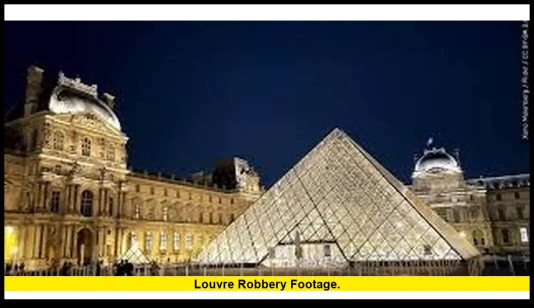 Louvre Robbery Footage Shows Thief Cutting Into Jewel Case During Bold ...