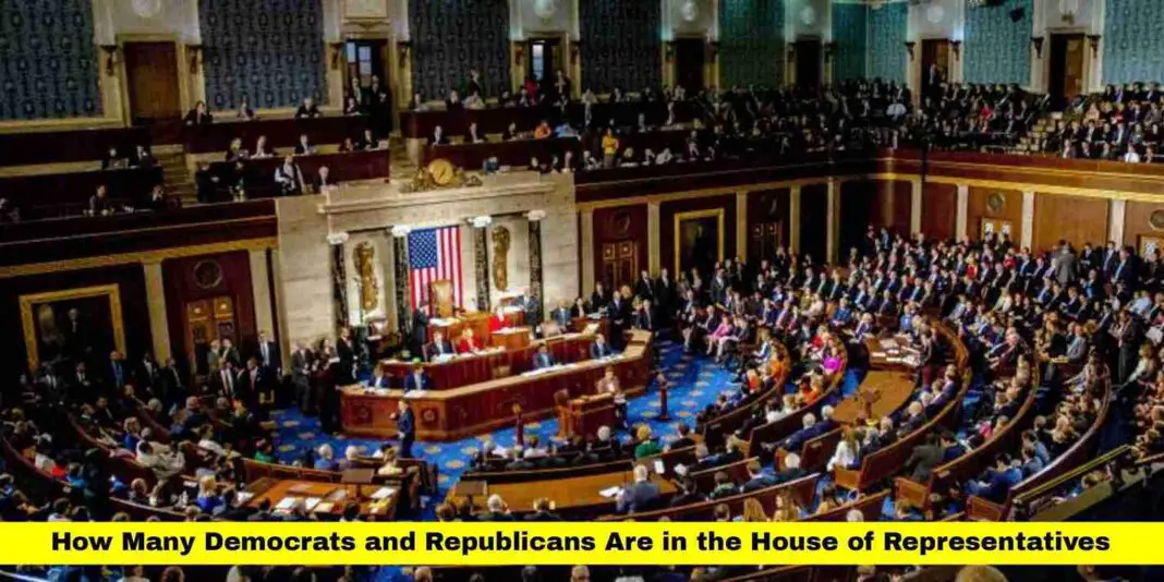 How Many Democrats and Republicans Are in the House of Representatives