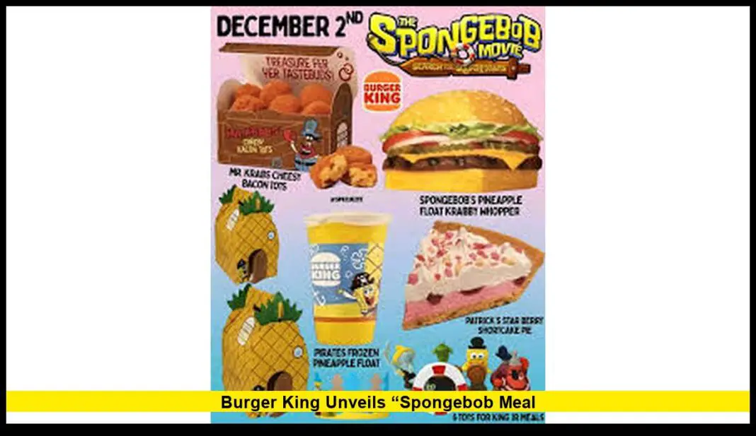Burger King Unveils “spongebob meal burger king” Menu — A Fun Dive Into ...