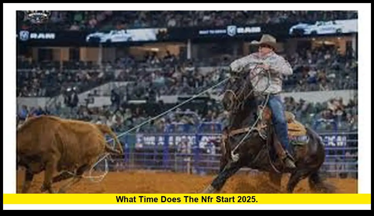 What time does the NFR start 2025