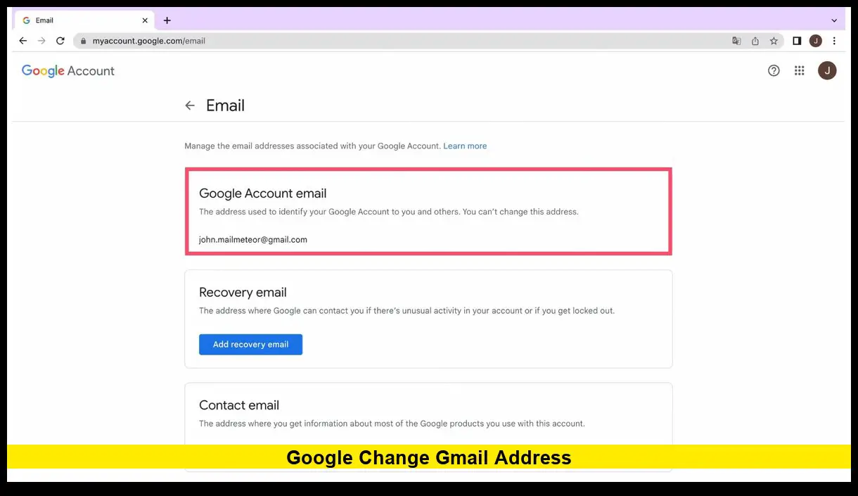 Google Change Gmail Address: What the Latest Update Means for Users in ...