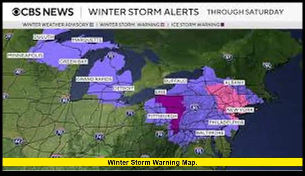 Winter Storm Warning Map Shows Expanding Alerts Across the U.S. as ...