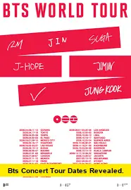 BTS Concert Tour Dates Revealed: Massive 2026–2027 Global Stadium Run ...