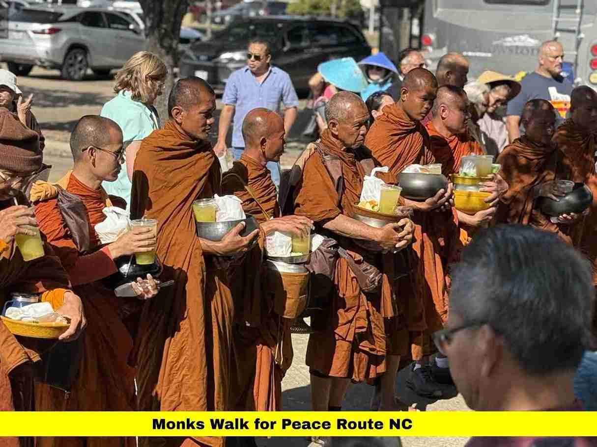 Monks Walk for Peace Route NC Draws National Attention as a 2,300-Mile ...