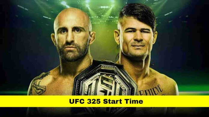 UFC 325 Start Time Breakdown: Full Fight Schedule, Viewing Windows, and ...