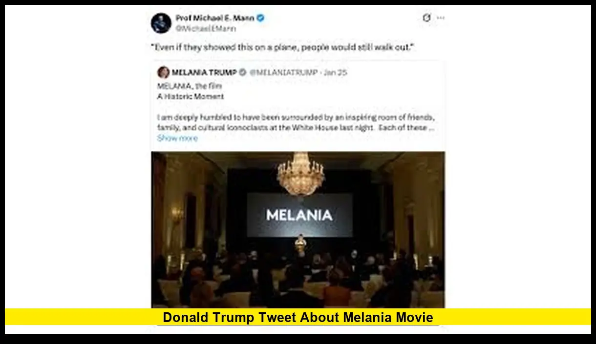 Donald Trump Tweet About Melania Movie Sparks Debate as Documentary ...