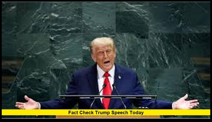 Fact Check Trump Speech Today: A Comprehensive Breakdown of Claims ...