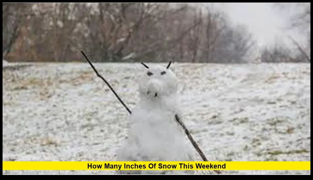 How Many Inches of Snow This Weekend? Major U.S. Winter Storm Brings ...