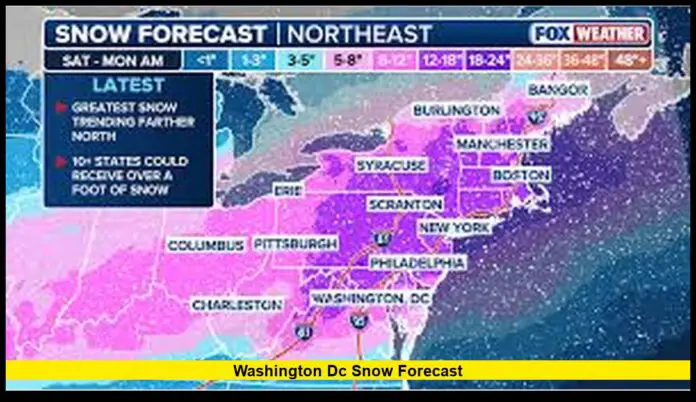 Washington DC Snow Forecast: Major Winter Storm Brings Heavy Snow and ...