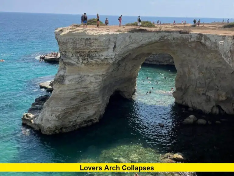 How Italy’s Legendary Lovers Arch Collapses Into the Sea Amid Fierce ...