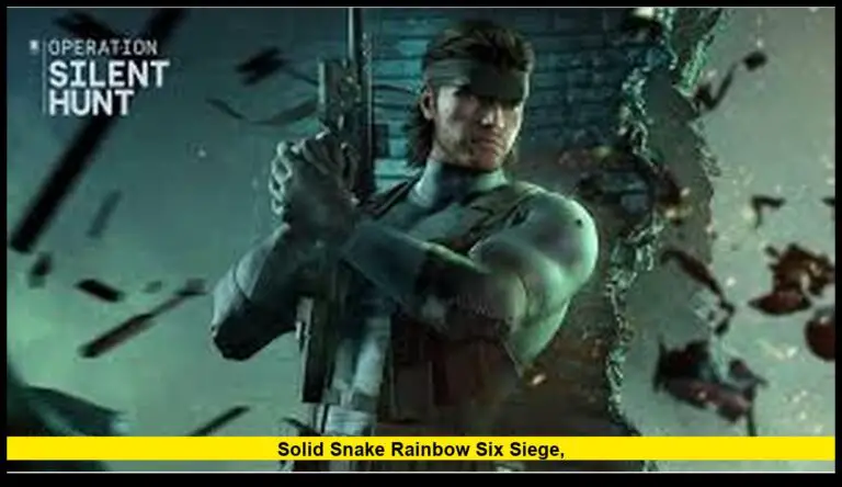 Solid Snake Rainbow Six Siege: Legendary Stealth Operative Joins ...