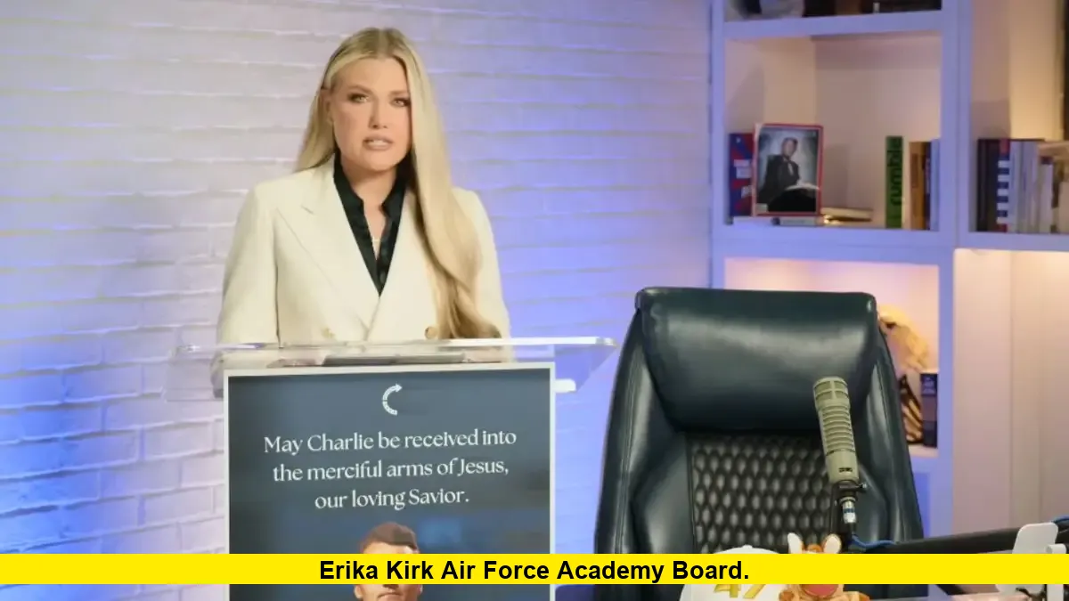 Trump Appoints Erika Kirk to Air Force Academy Board, Continuing the ...