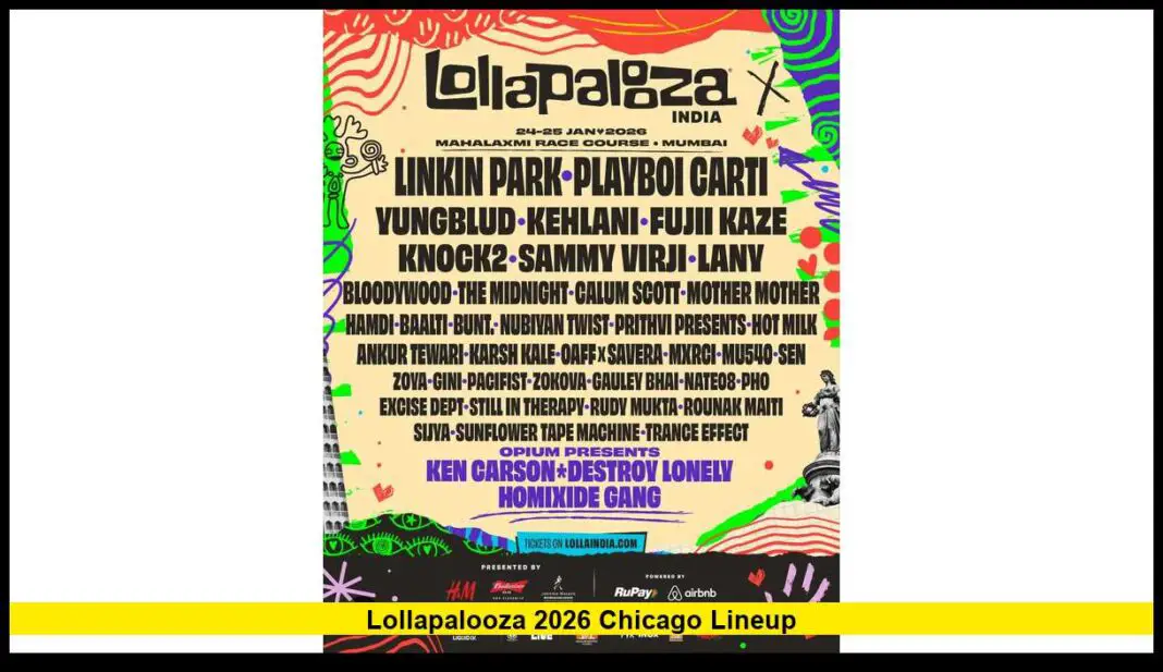 Lollapalooza 2026 Chicago Lineup: Official Announcement, Release Timing ...
