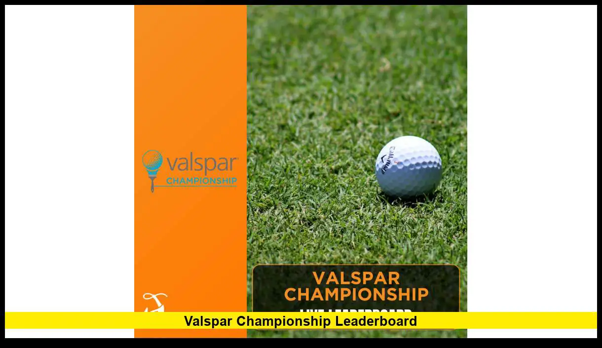 Valspar Championship Leaderboard 2026: Latest Updates, Top Players, and ...