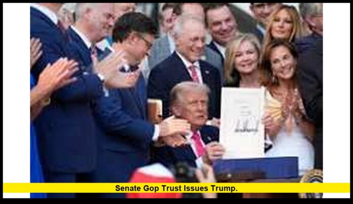 Senate GOP Trust Issues Trump: Growing Tensions Shape Republican ...