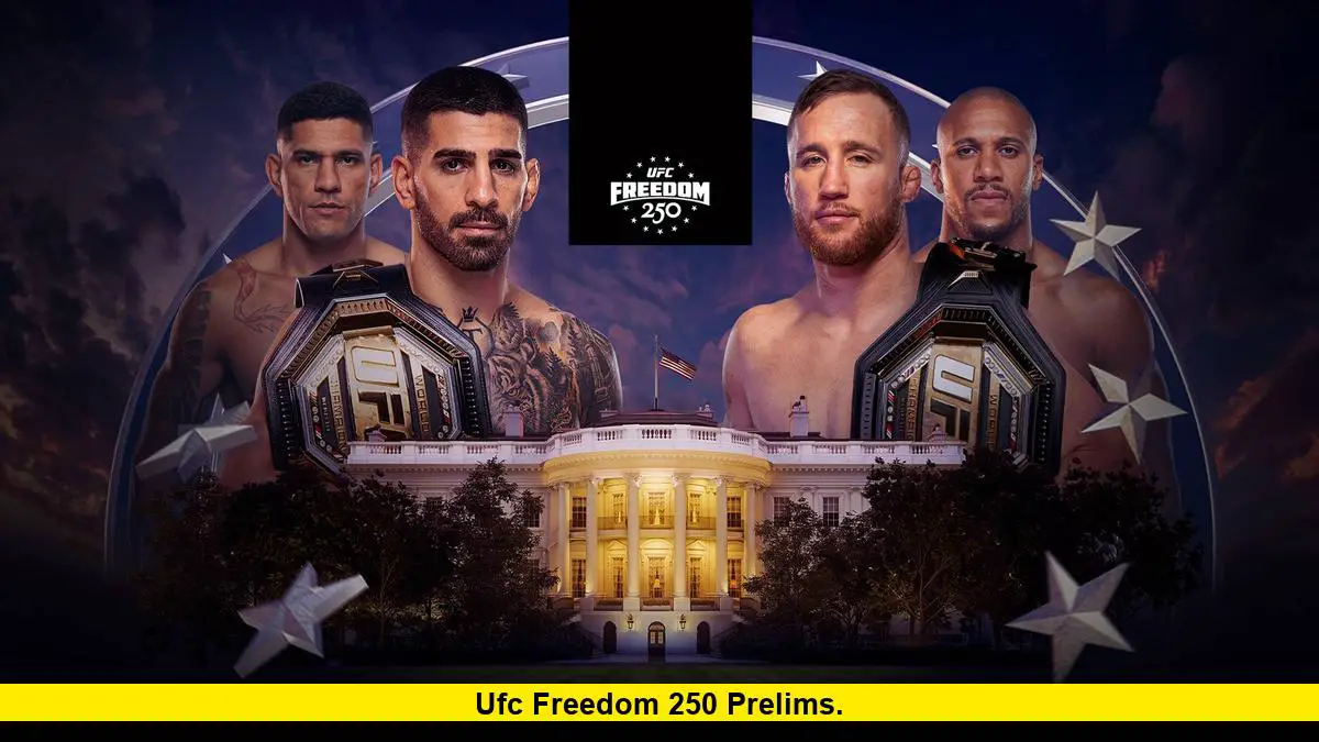 UFC Freedom 250 Prelims: Complete Preview, Fight Card, Start Time, and ...