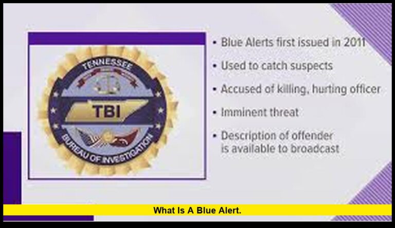 What Is a Blue Alert? Understanding the Emergency Notification System ...