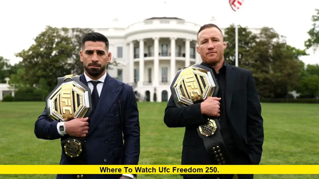 Where to Watch UFC Freedom 250: Streaming Options, TV Coverage, Start ...