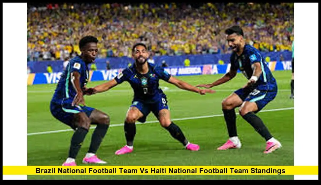 Brazil National Football Team vs Haiti National Football Team Standings ...