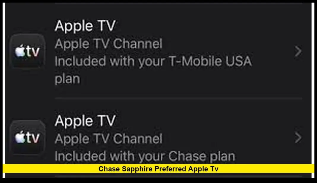 Chase Sapphire Preferred Apple TV: How Cardholders Can Redeem Rewards ...
